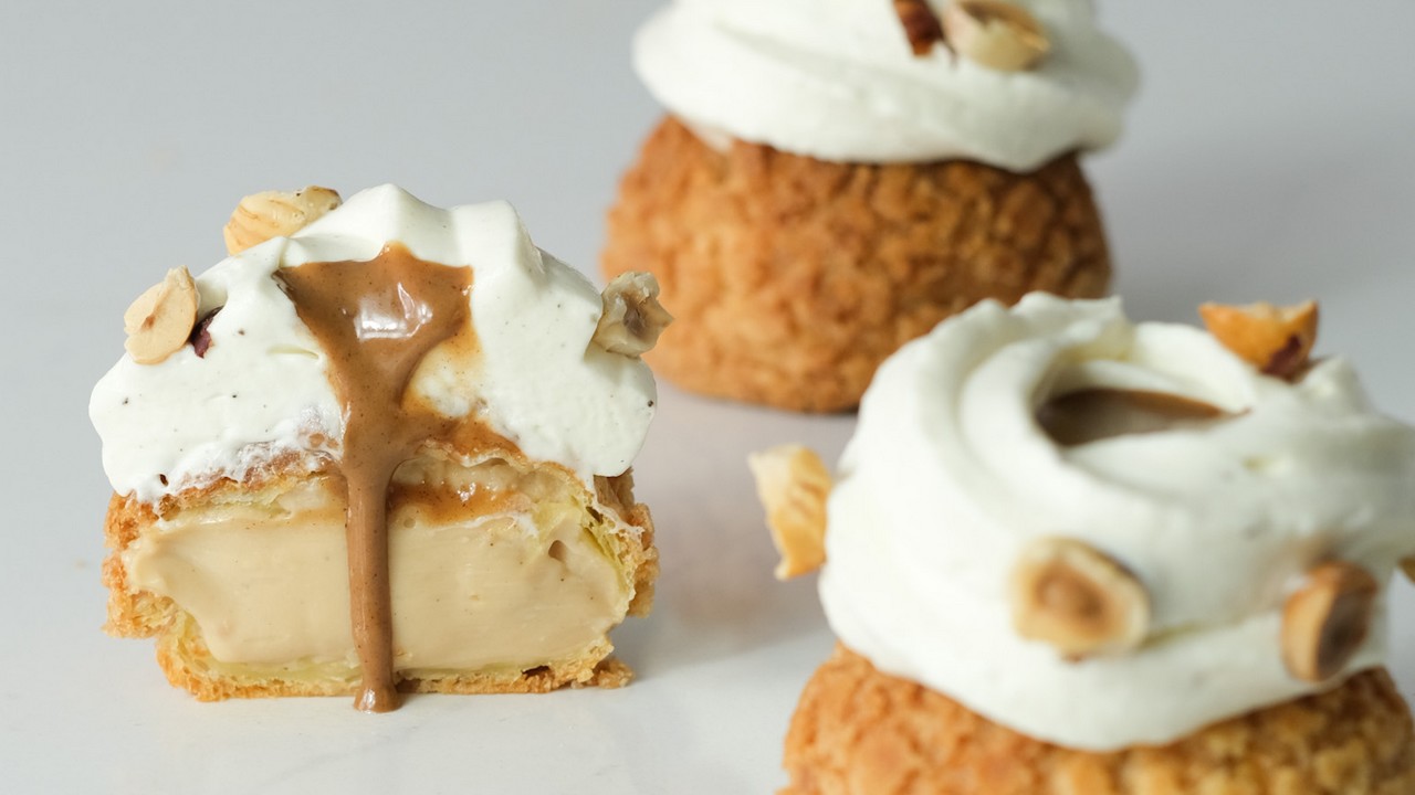 Choux dulcey praliné noisettes par Camille LMP8 - commeunchef.boulanger.com